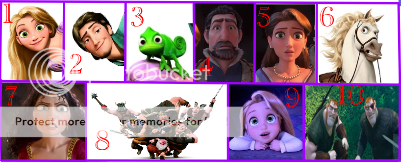 Tangled Characters (Pictures) Quiz - By eshirley67