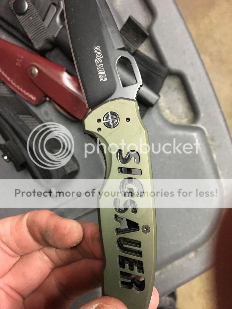 Wts: Gerber silver trident and mark II, kabar, sigtac, buck and ...